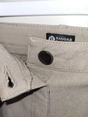 Haggar | Pants & Jumpsuits | Haggar Beige Stretch Pull On Pants Size 4 ...